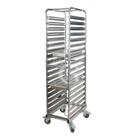 Struttura portateglie con ruote per 20 teglie GN1/1